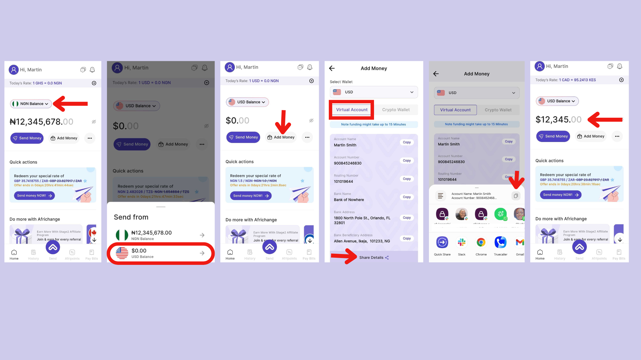 How to Add Money to Your USD Wallet – Africhange
